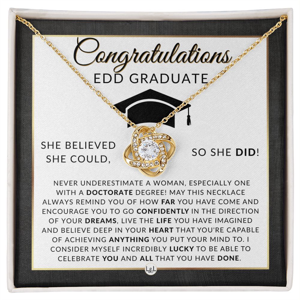 EDD Graduation Gift For Her - 2024 Doctor of Education Graduation Gift ...