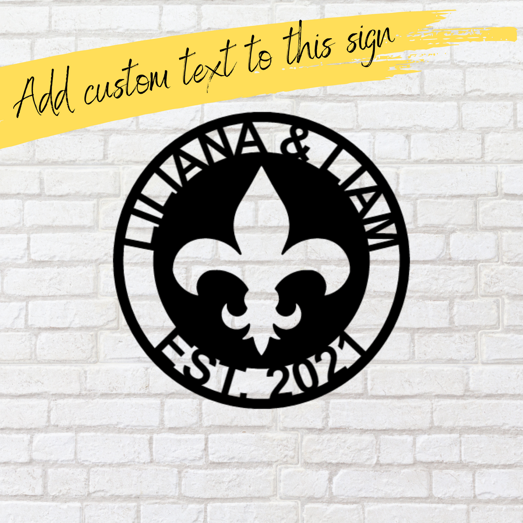 Custom Metal Signs & Personalized Wall Art Monograms – Page 4 – Liliana ...