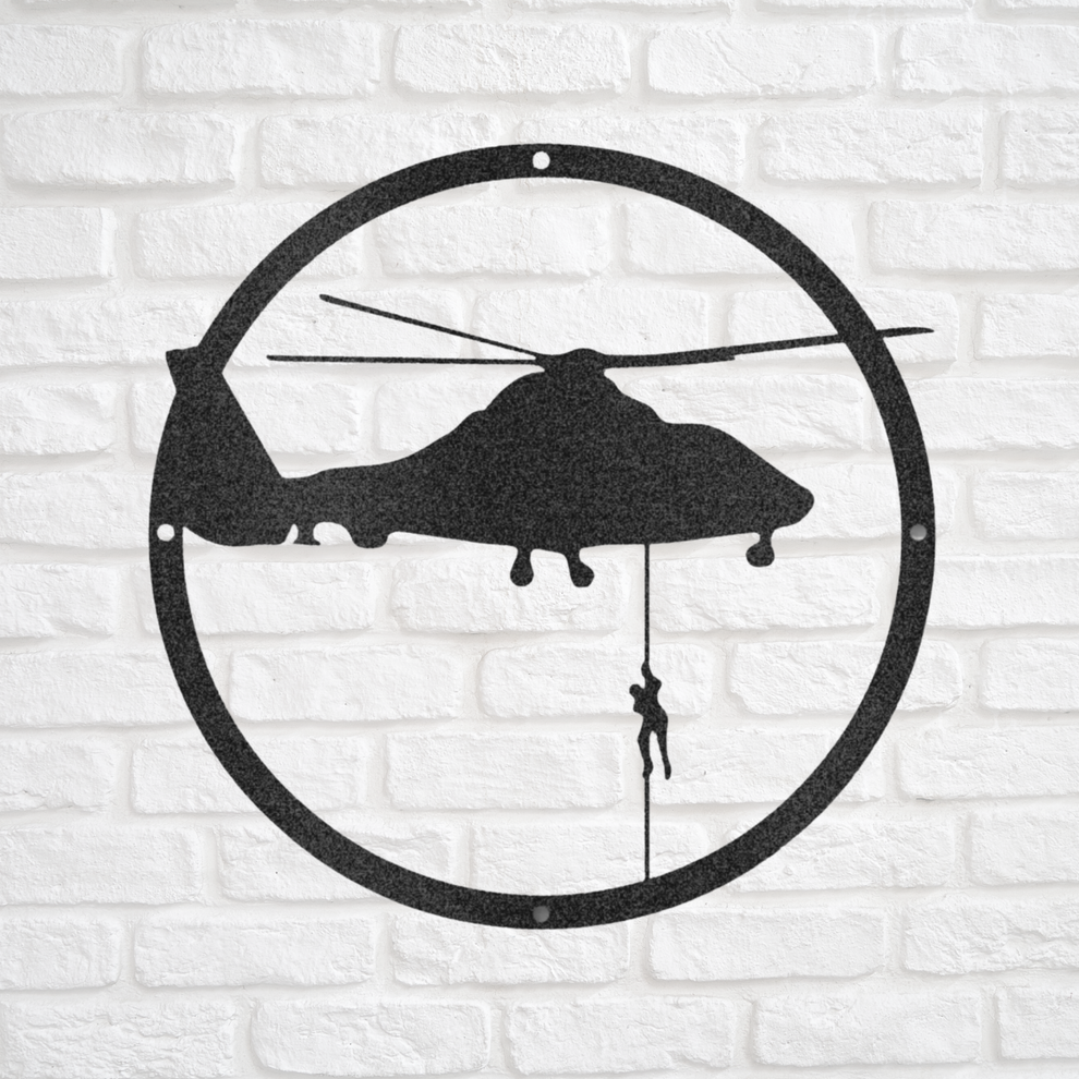 Air Assault Helicopter - Custom Metal Sign - Patriotic Sign, 4th of ...