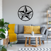 Star Sign - Custom Laser Cut Large Metal Wall Art - Star Wall Decor, T ...