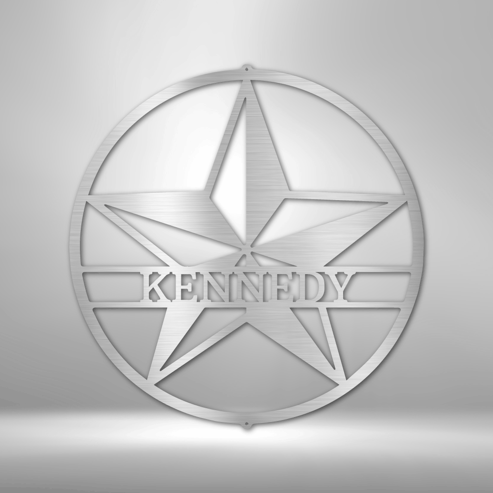Star Sign - Custom Laser Cut Large Metal Wall Art - Star Wall Decor ...