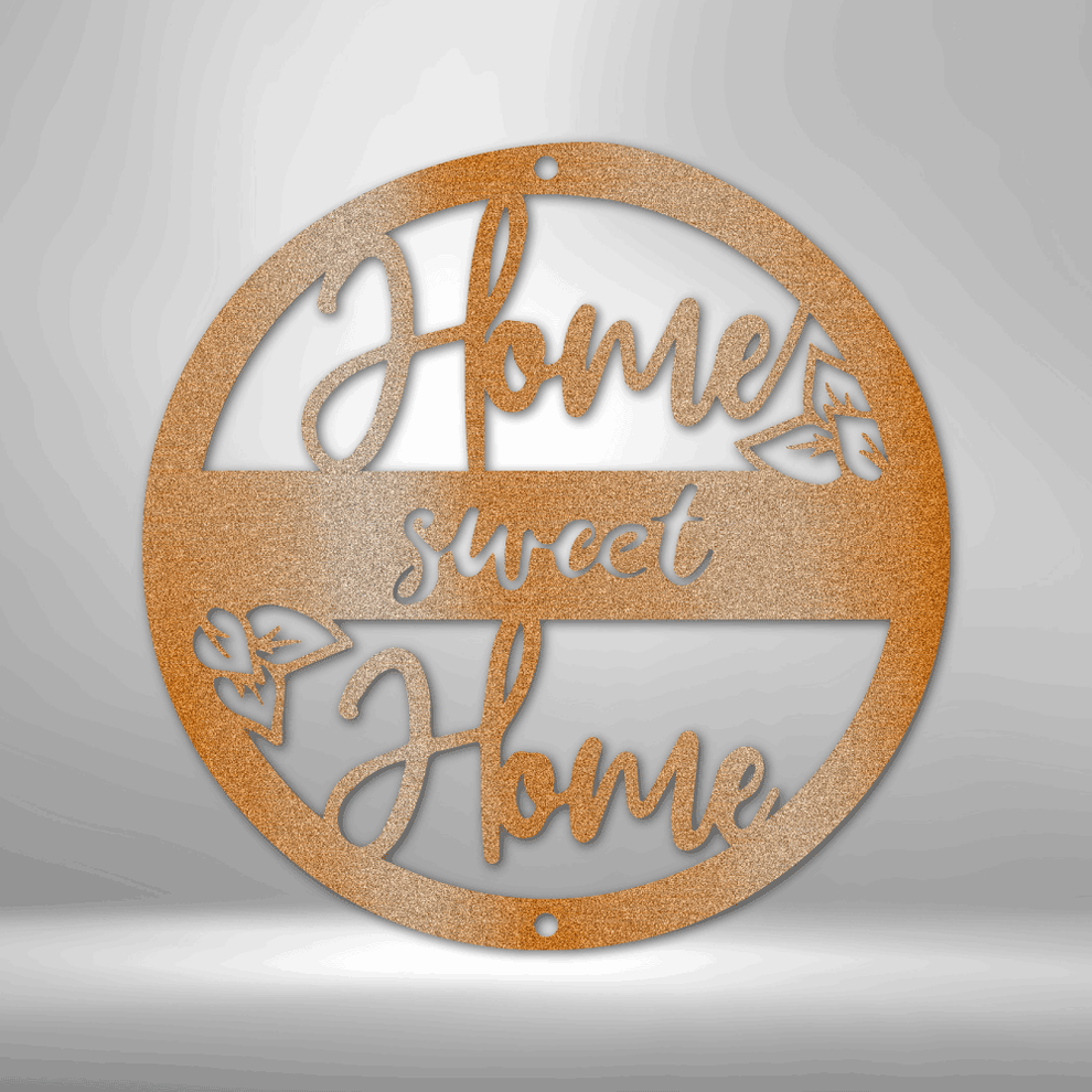 Home Sweet Home - Custom Metal Sign - Liliana and Liam
